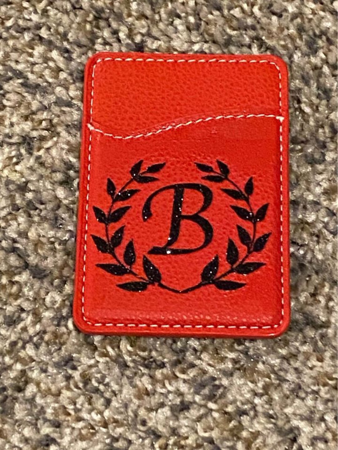 Monogram Cell Phone Wallet - Etsy