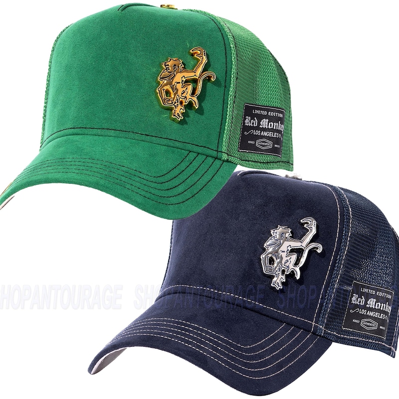 Red Monkey Trucker Hats - Etsy