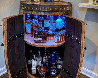 Whiskey Barrel Bar - Etsy