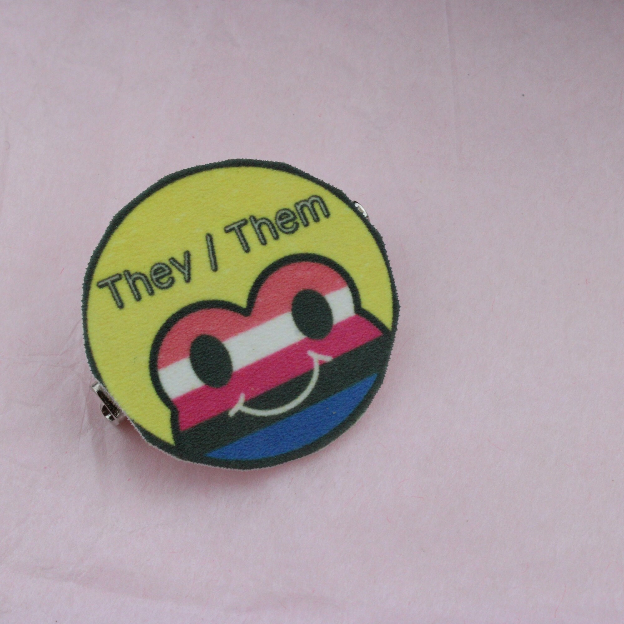 Gender Fluid Pronoun Frog Pins she/her He/him They/them - Etsy UK