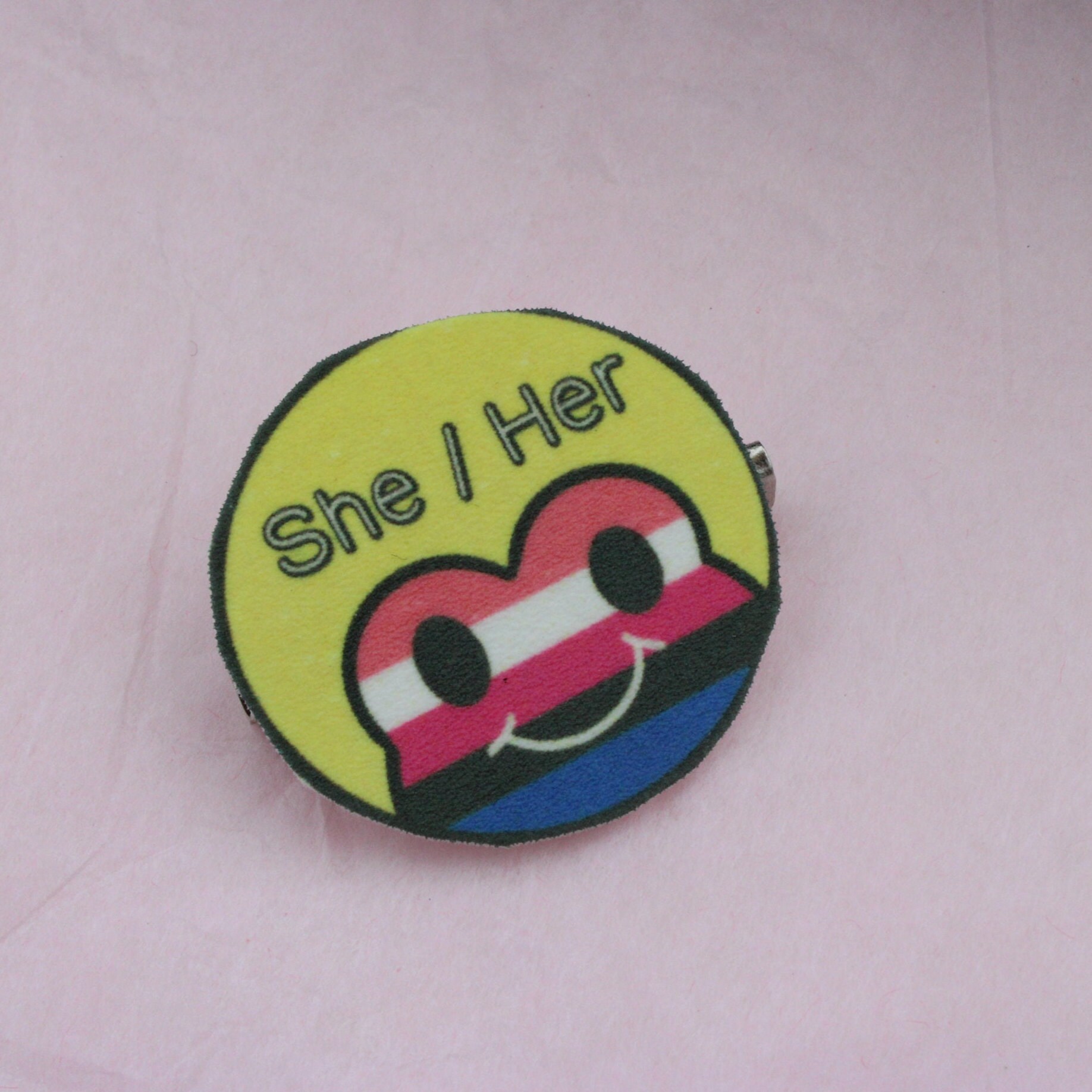 Gender Fluid Pronoun Frog Pins she/her He/him They/them - Etsy UK