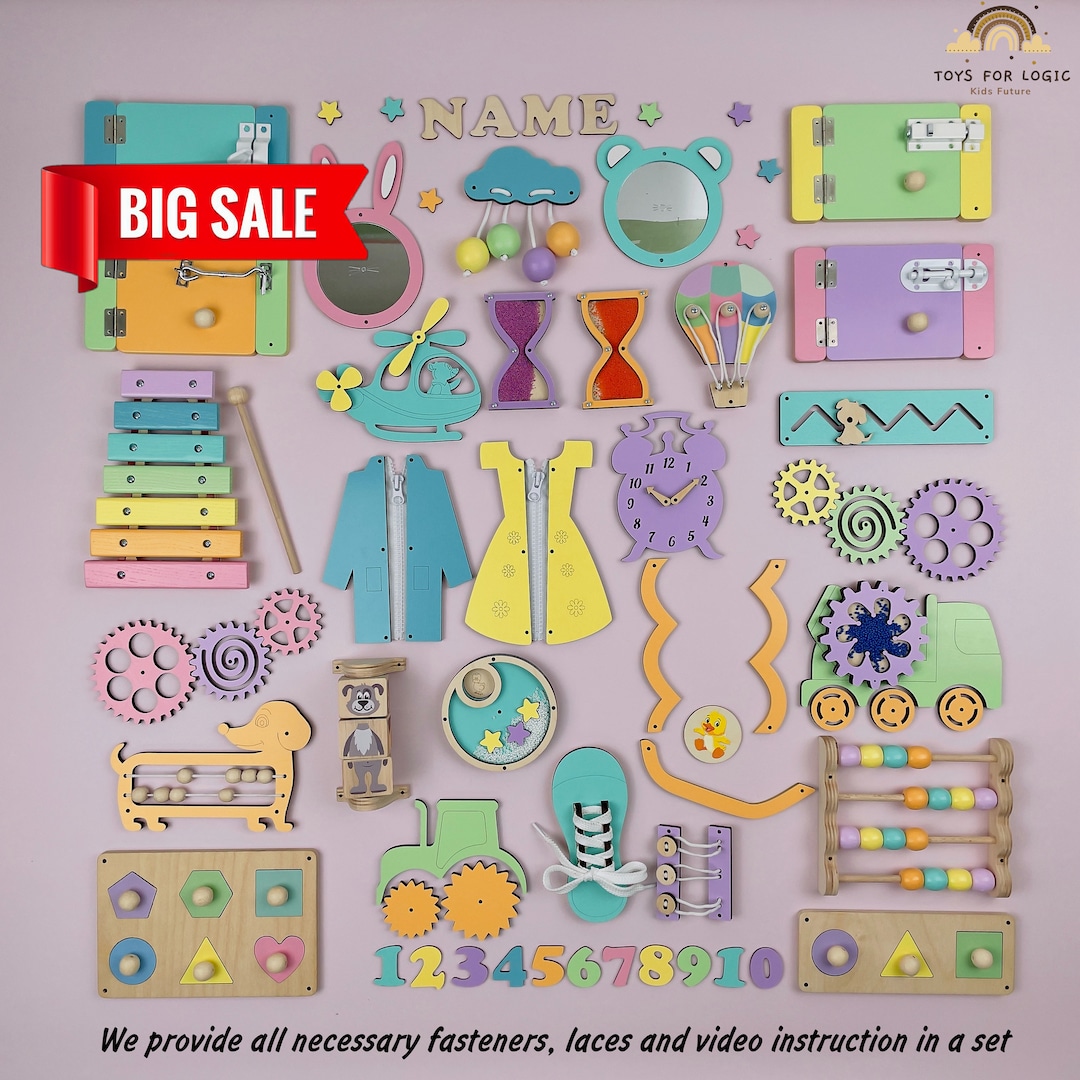 Busy Board Parts, Busy Board Accessories, Busy Board Pieces, Busy Board ...