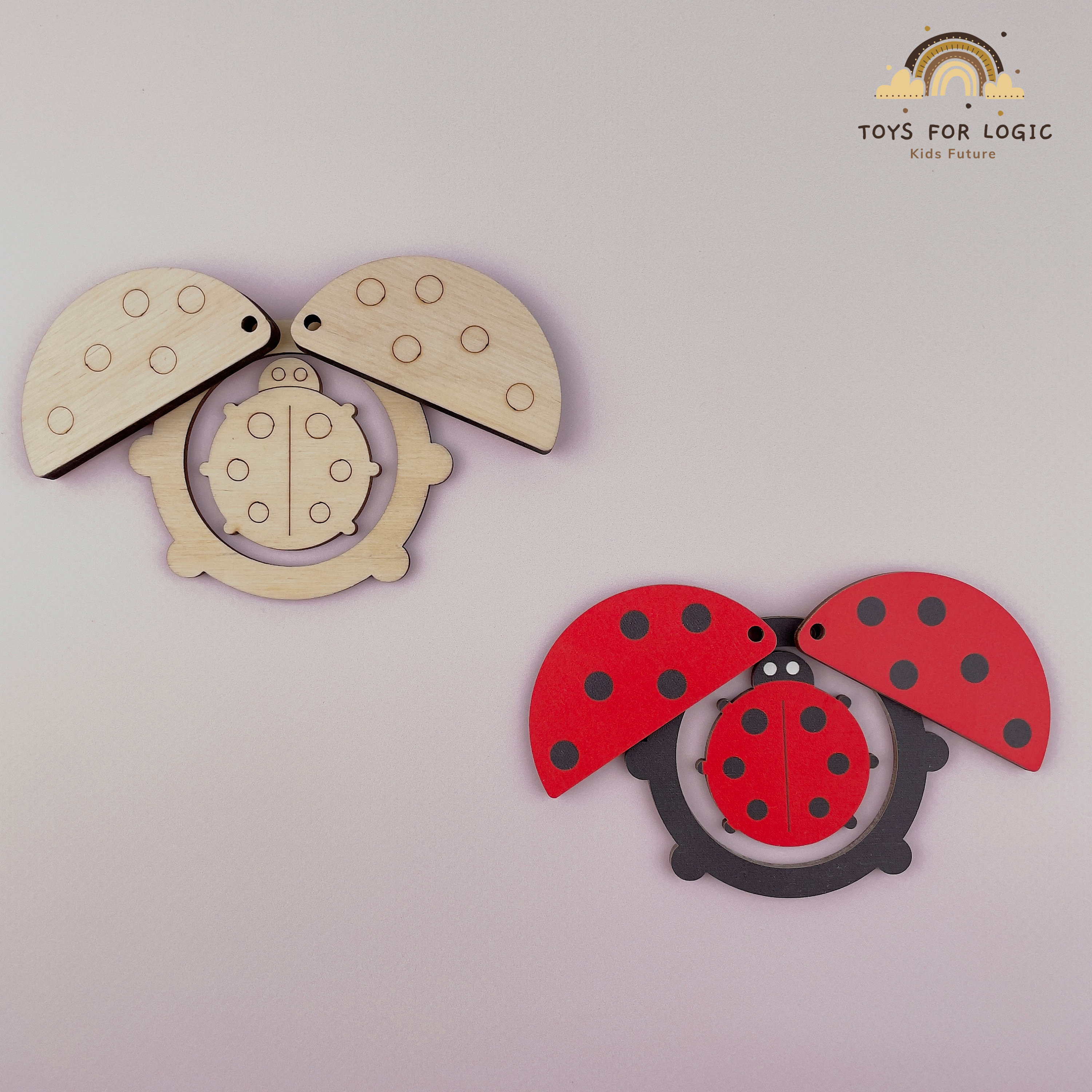 Busy Board Parts Ladybug Busy Board Details Busy Board Pieces | Etsy