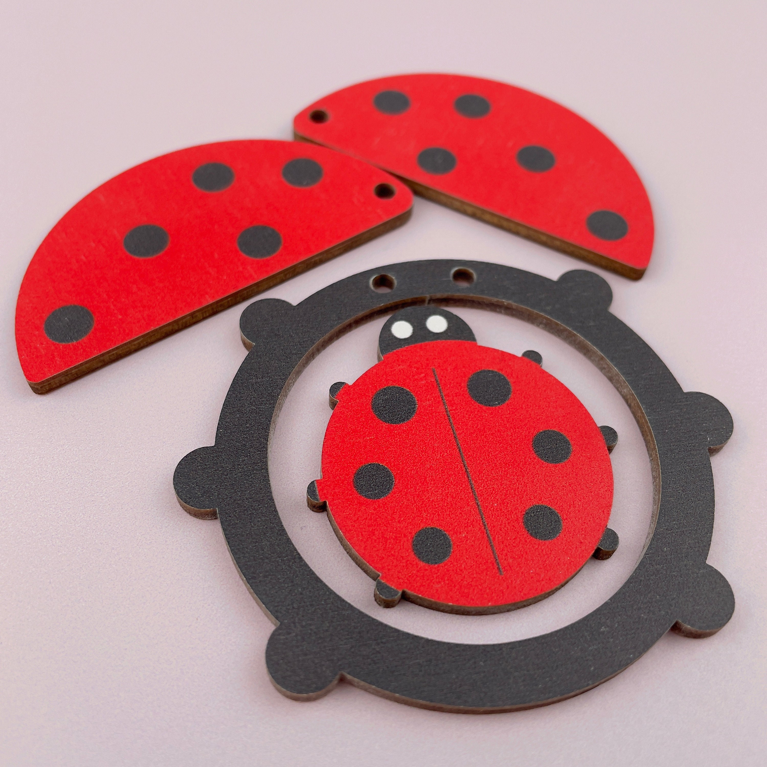 Busy Board Parts Ladybug Busy Board Details Busy Board Pieces | Etsy