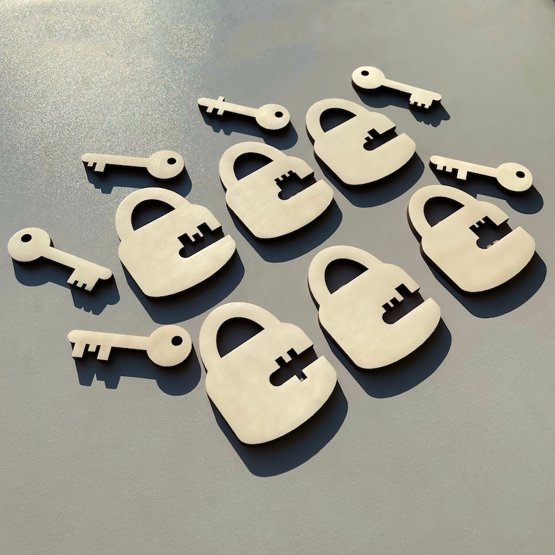 Montessori Wooden Puzzle Key Sorter Puzzle Kids Montessori - Etsy