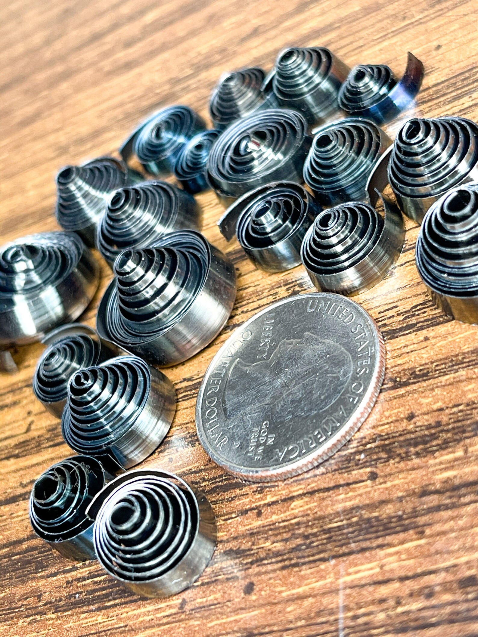 Steel Orgone Coils Orgonite Making Metal Swirls | Etsy