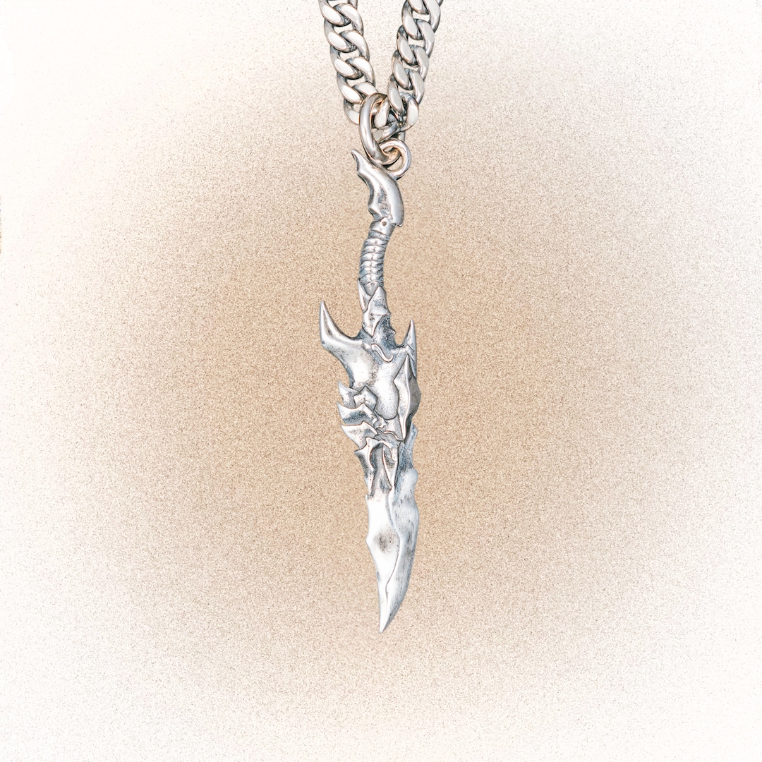 Kamish's Wrath Short Dagger Necklace Pendant - Etsy