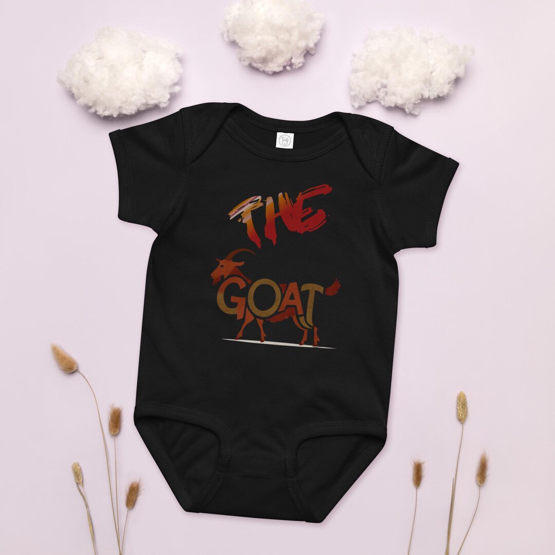 The Goat "the Greatest of All Tykes" Baby Jersey Bodysuit - Etsy