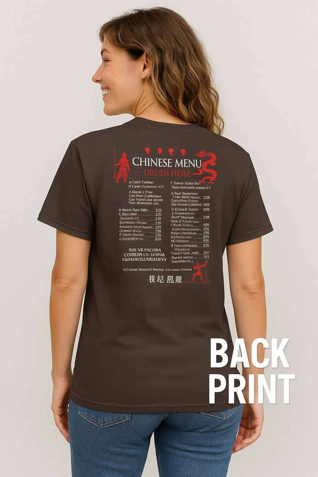 Funny Chinese Menu Parody T-shirt: Adult Humor Graphic Tee - Etsy