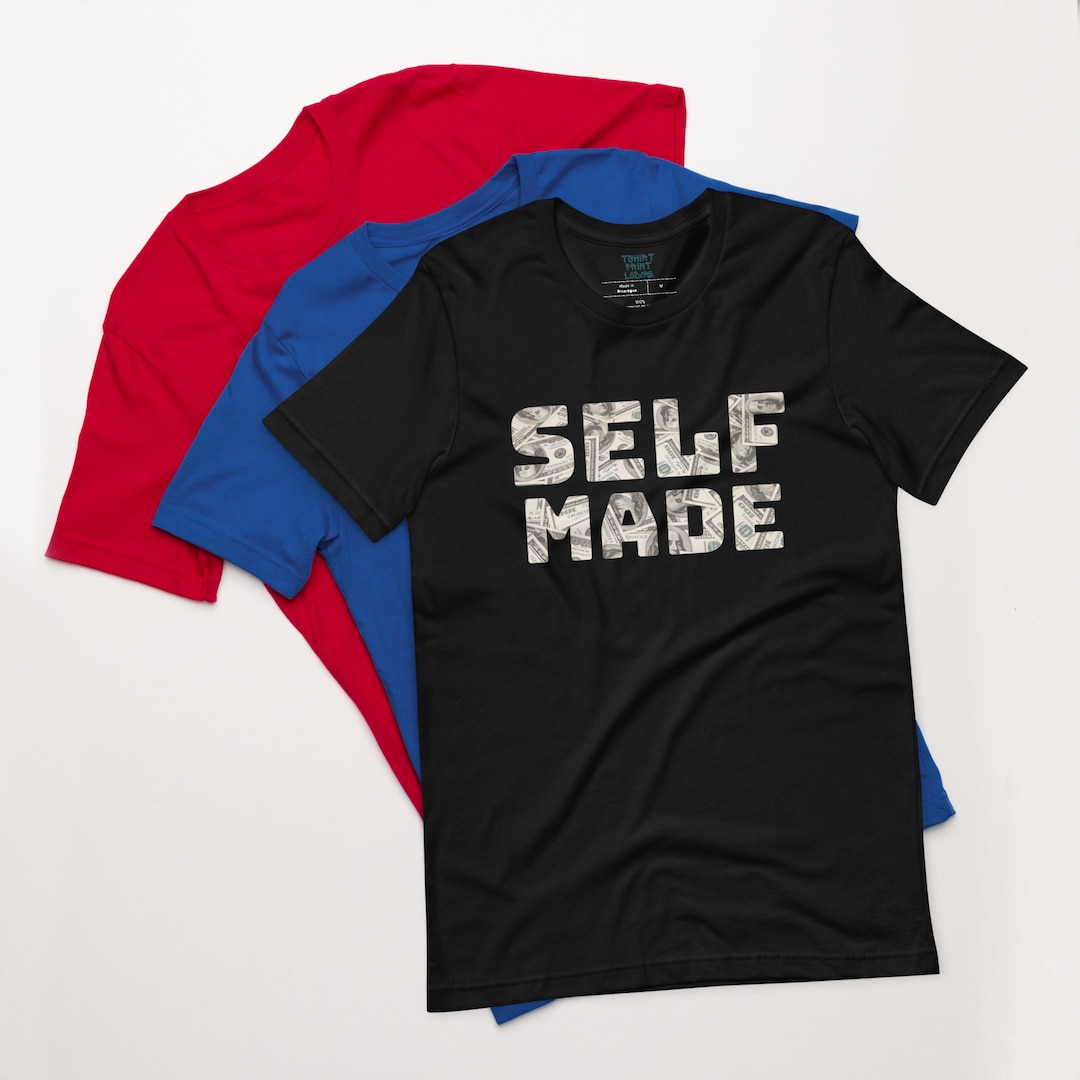 Self Made Money Graphic T-shirt – Entrepreneur Hustle Tee-scale - Etsy