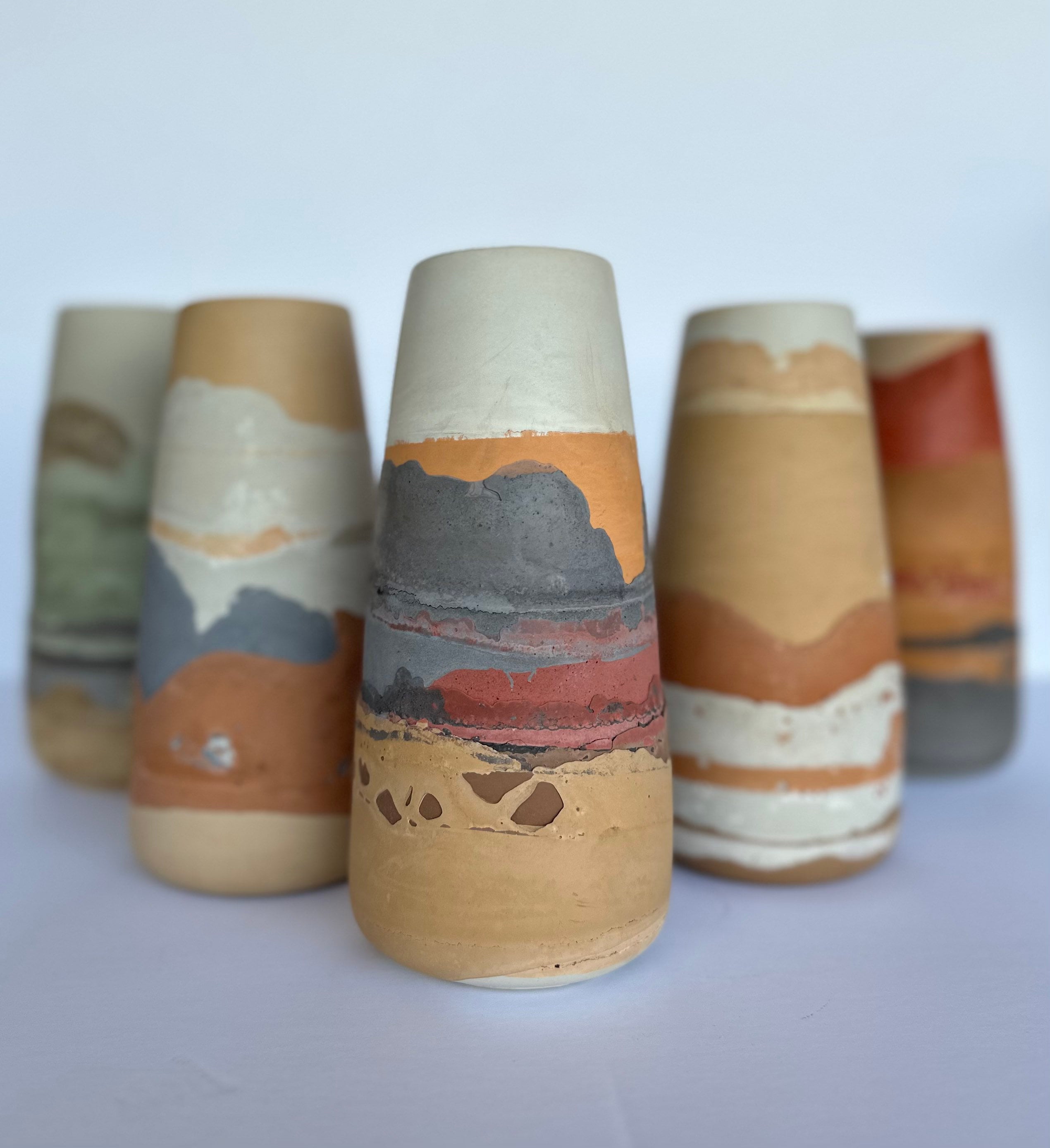 Desert Vase Boho Pottery Home Decor Handmade Bohemian - Etsy UK