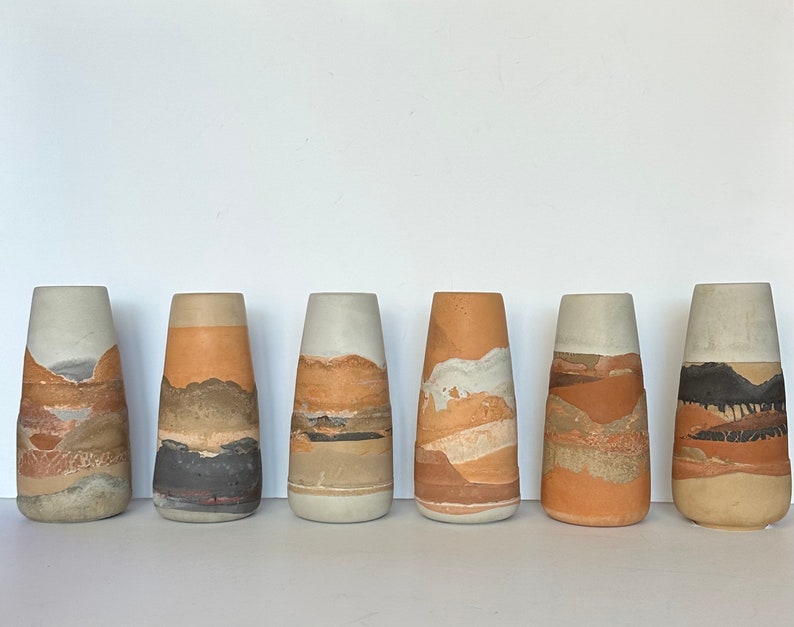 Desert Vase Boho Pottery Home Decor Handmade Bohemian - Etsy