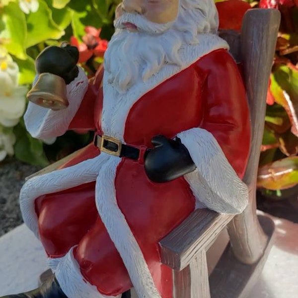Santa Claus in a Rocking Chair - Etsy