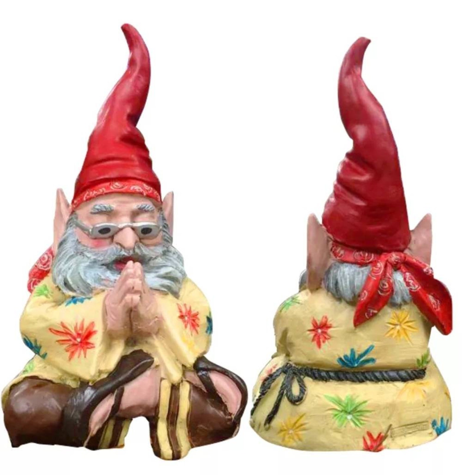 Namaste Garden Gnomes - Etsy