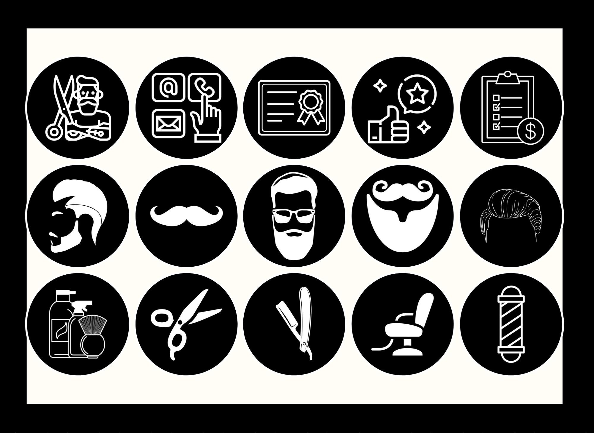 Barbershop Instagram Story Highlights Icons Covers | Instagram ...
