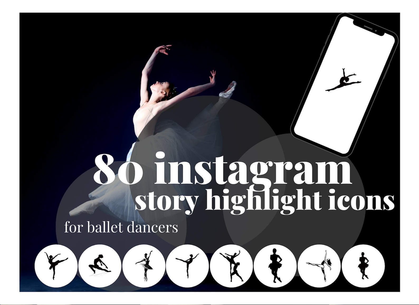DANCE Instagram Story Highlights Icons Covers Instagram Highlights 80 ...