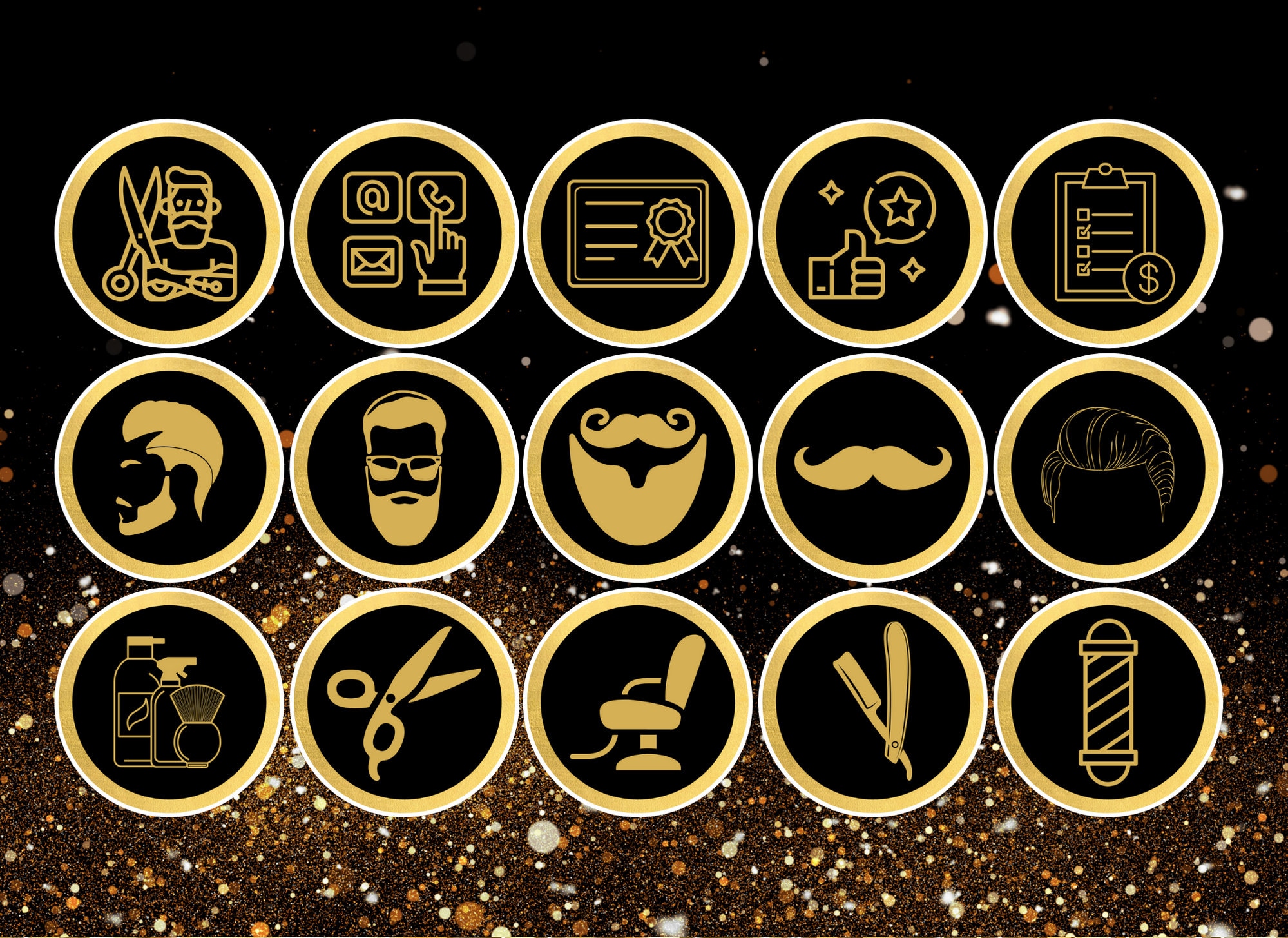 Barbershop Instagram Story Highlights Icons Covers | Instagram ...