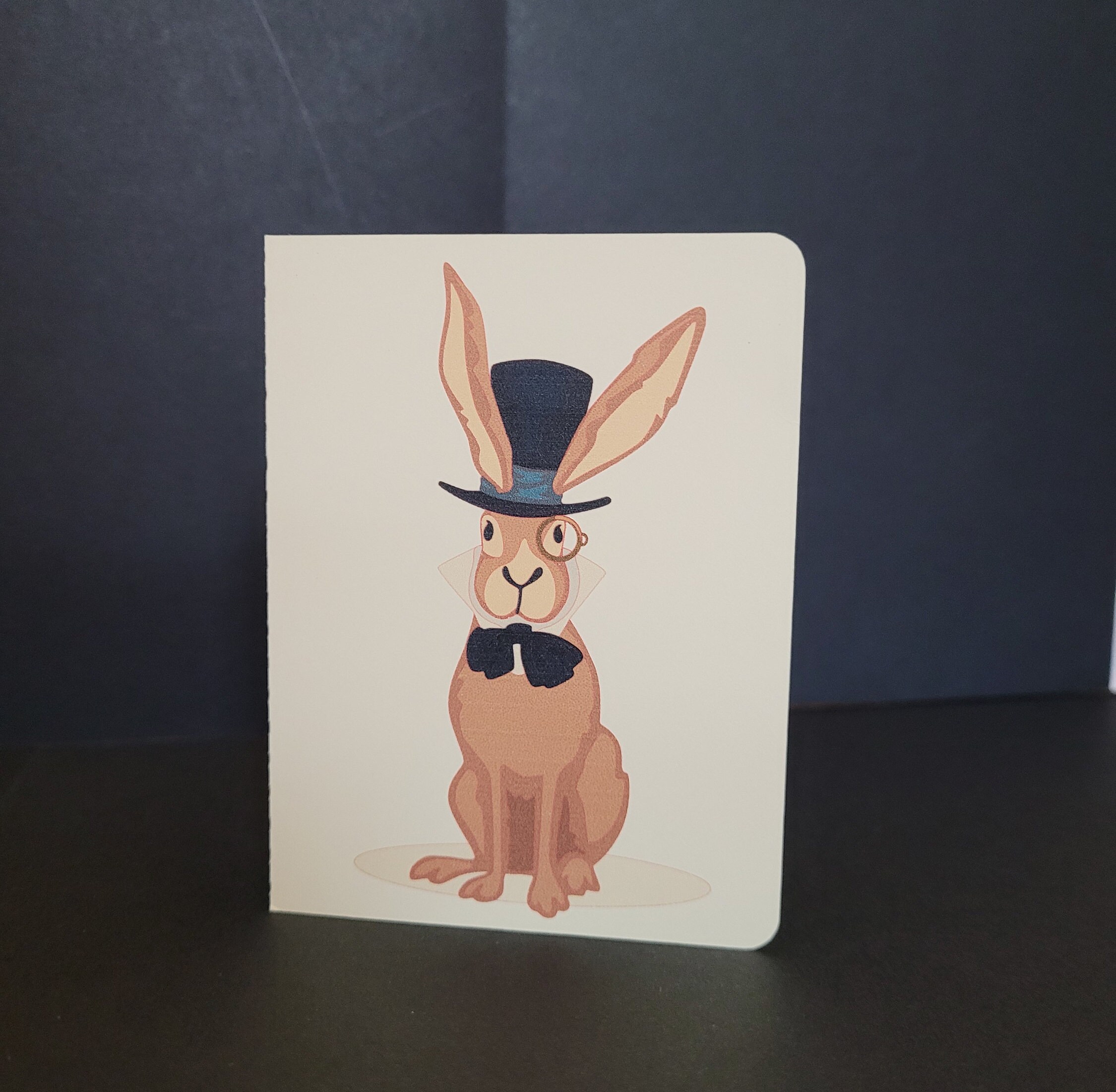 Monocle Easter Rabbit Card, Blank Inside, Rabbit, Monocle, Top Hat ...