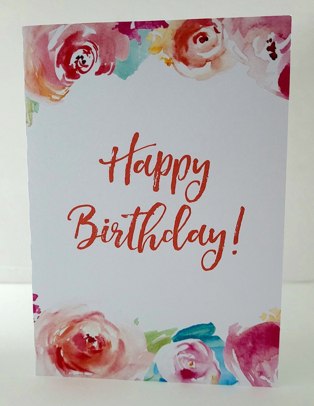 Happy Birthday Card, Blank Inside, for Anyone - Etsy
