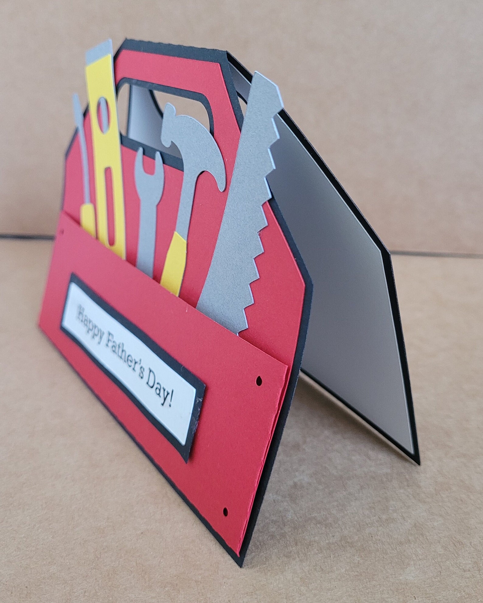 Tool Box Father's Day Card, Blank Inside, Tool Box, Screw Driver, Kevel ...