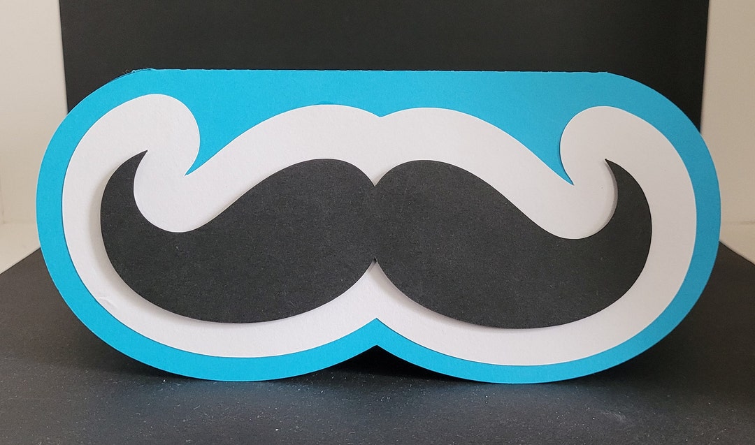 Father's Day Moustache Card, Blank Inside - Etsy