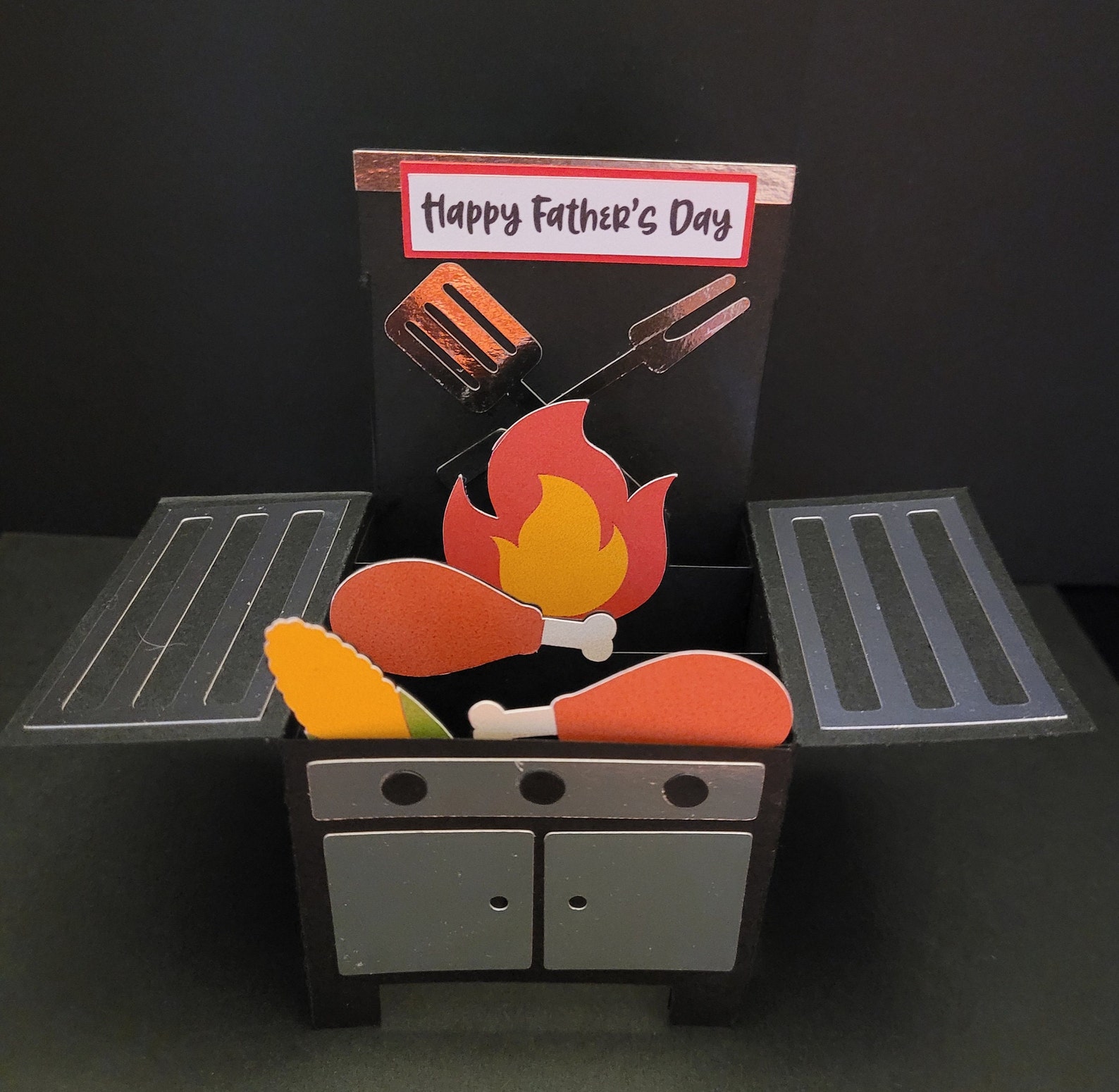 Happy Father's Day Barbeque Card - Etsy