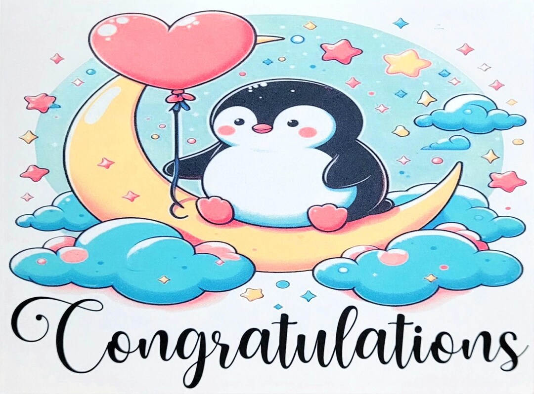 Congratulations Card, Comes in 9 Different Designs, All Blank Inside ...