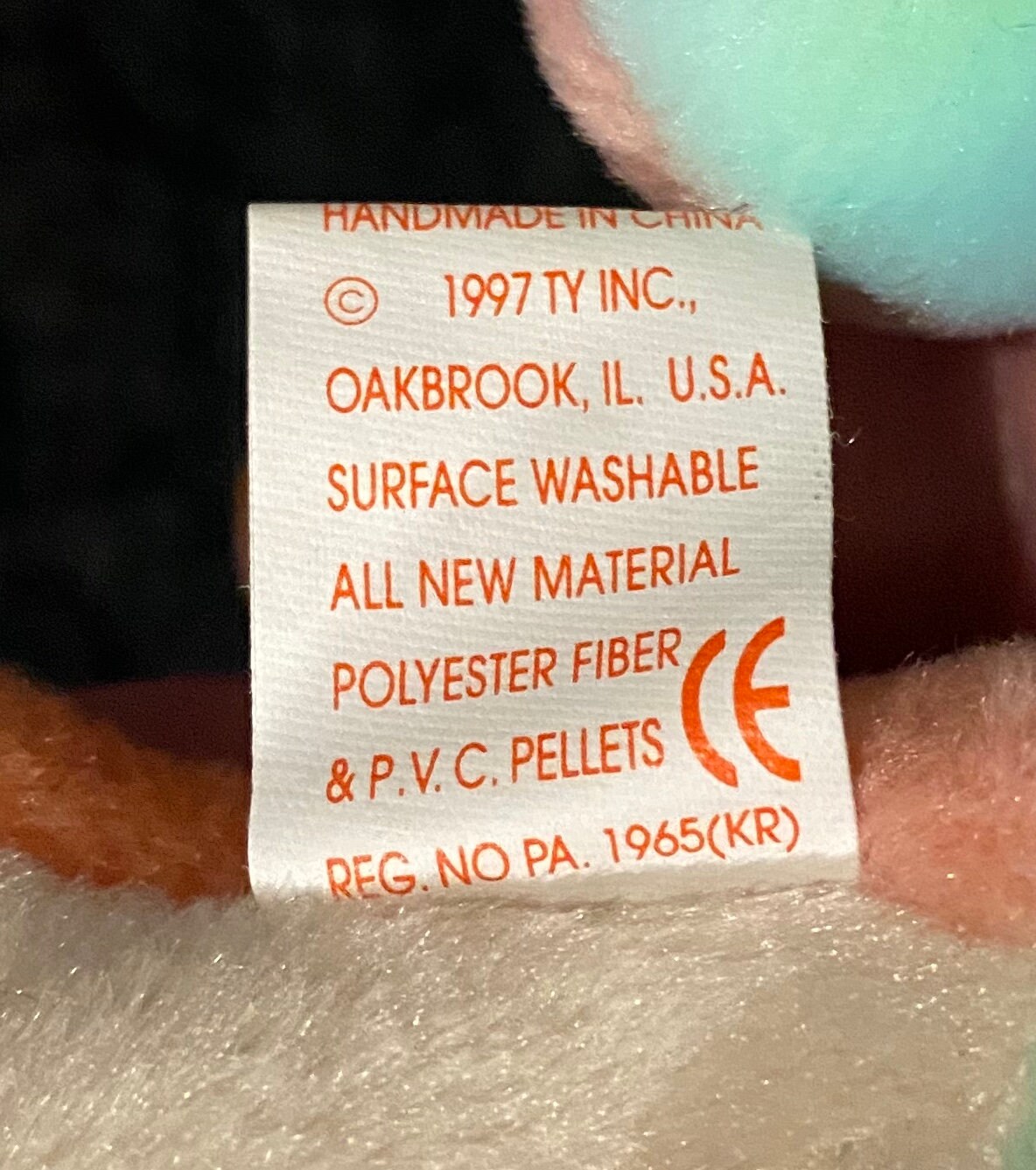 Extremely Rare, Vintage 1997, Retired, 1st Variation Ty Beanie Babies ...