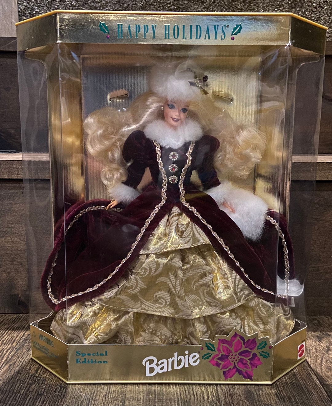 1996 Happy Holidays Barbie Special Edition Mattel 15646 - Etsy