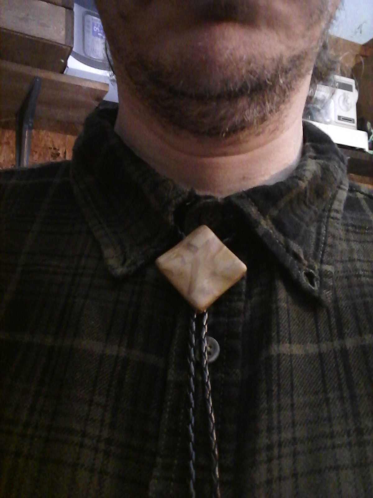 Grain Stone Twisted Diamond Bolo Tie Handmade Bolo Tie - Etsy UK