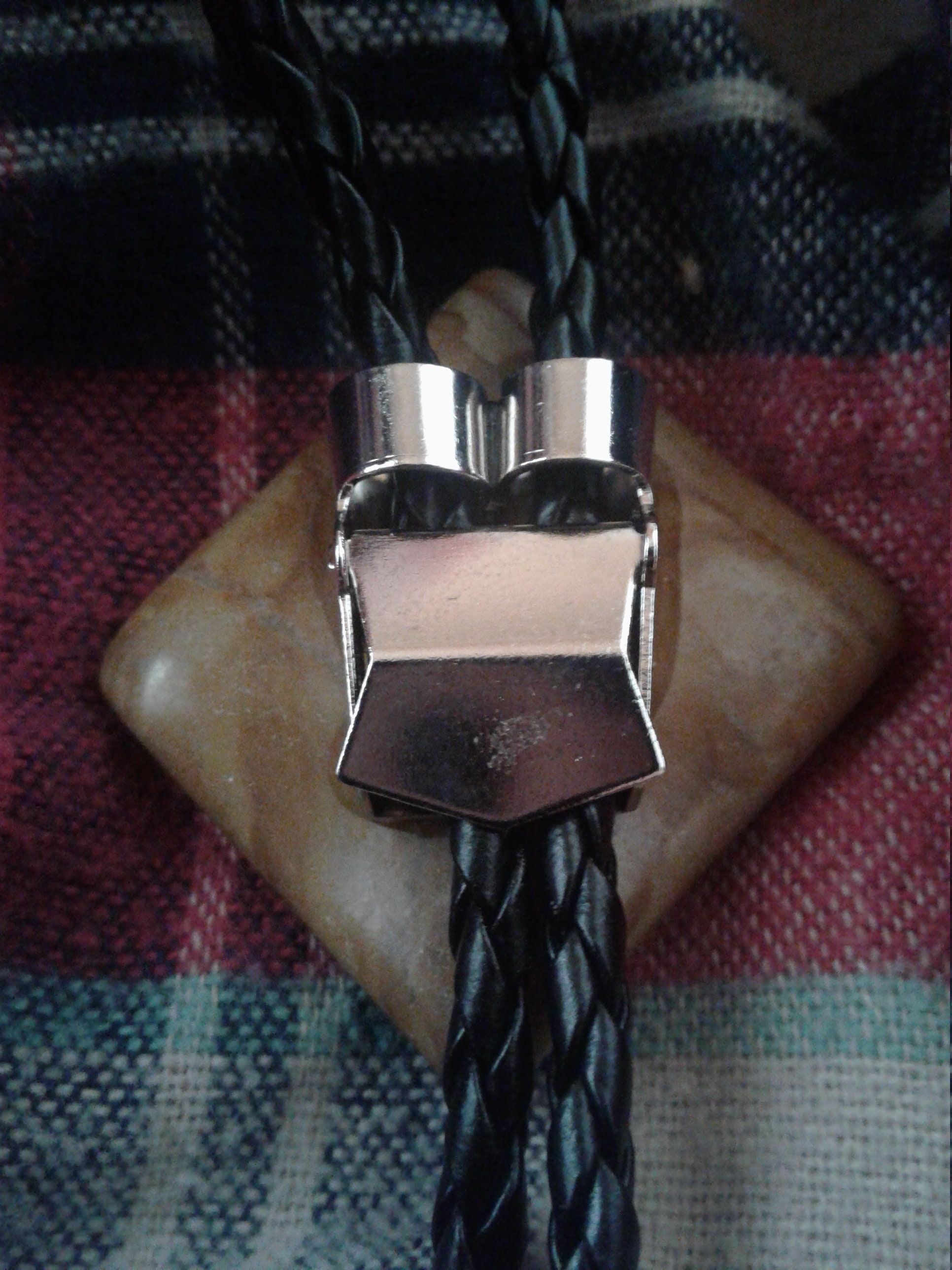 Grain Stone Twisted Diamond Bolo Tie, Handmade Bolo Tie - Etsy UK