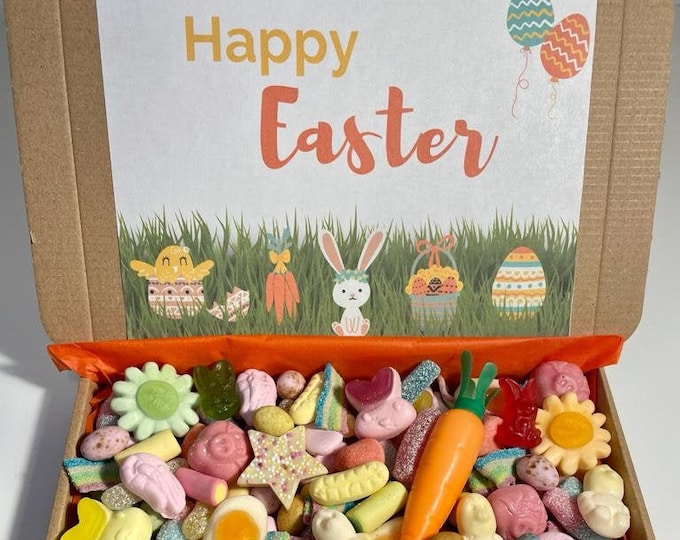 EASTER Sweet Box Pick N Mix Personalised Hand Made - Etsy UK