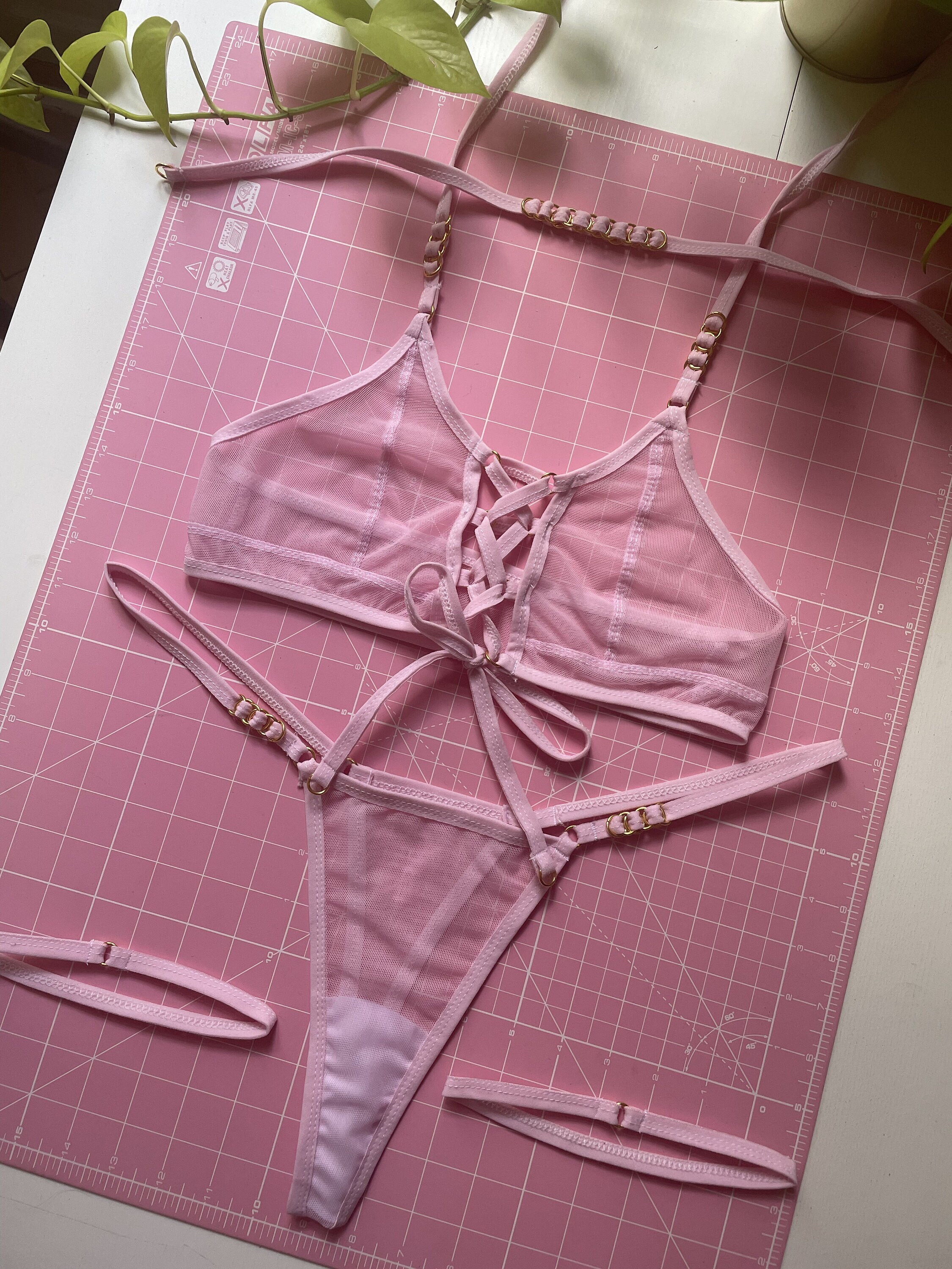 Strappy Thongs Lingerie Bottoms Sewing PDF Pattern Download Easy ...