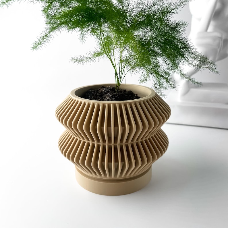 The Rodel Planter – 3D Printed Layered Planter With Stand – Eco ...