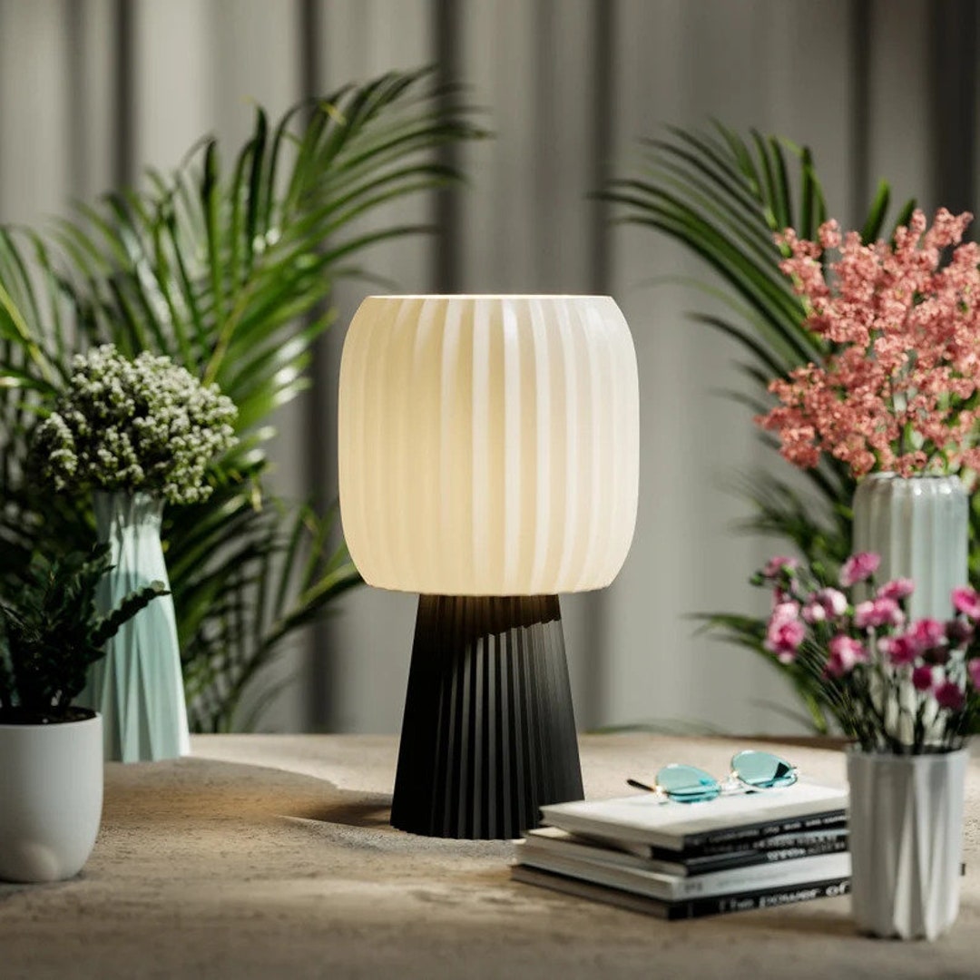 Elegant 3D Printed Table Lamp: A Modern Masterpiece - Etsy