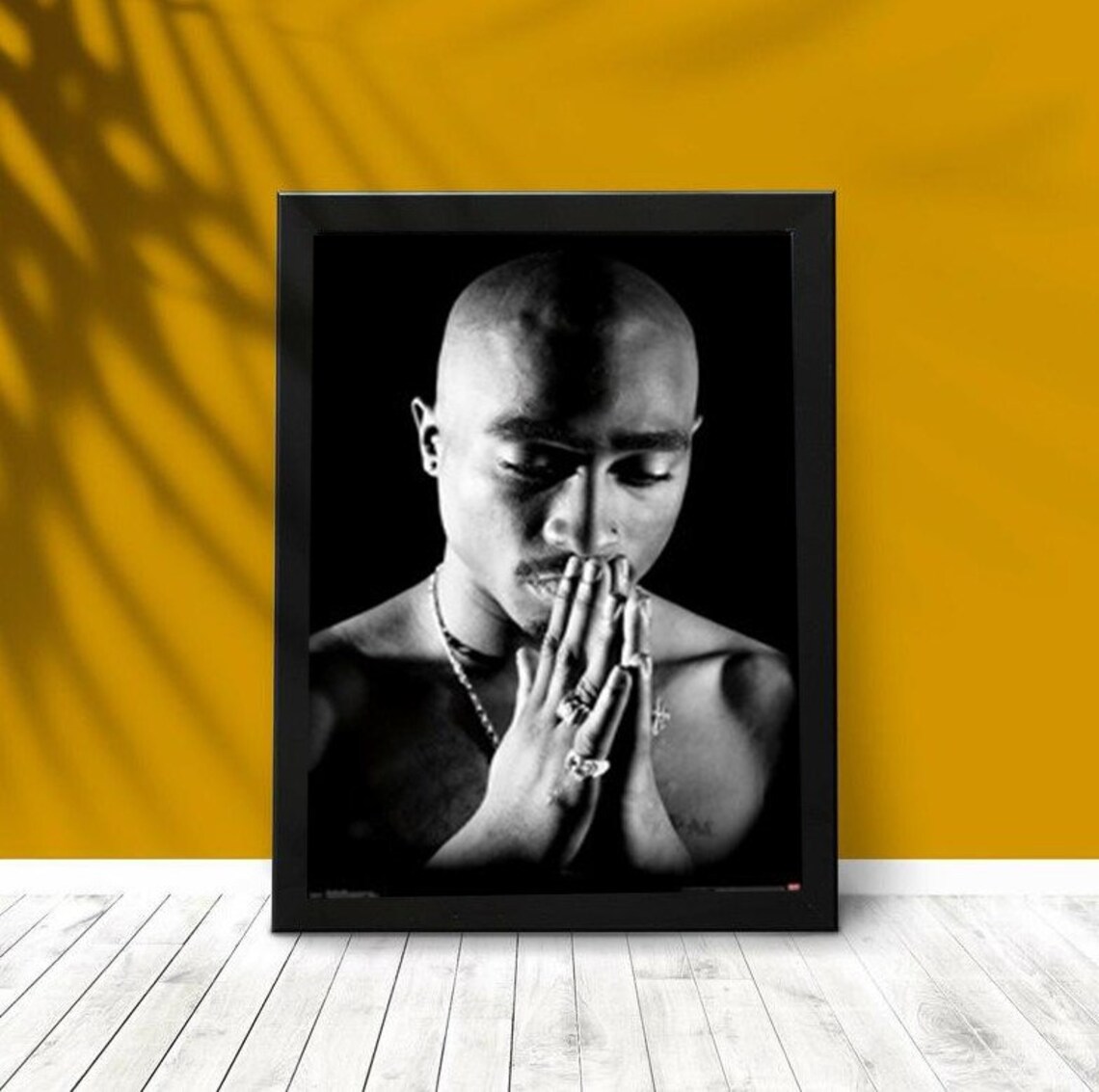 TUPAC PRAYING POSTER 2PAC Rap Music Poster Print Art | Etsy