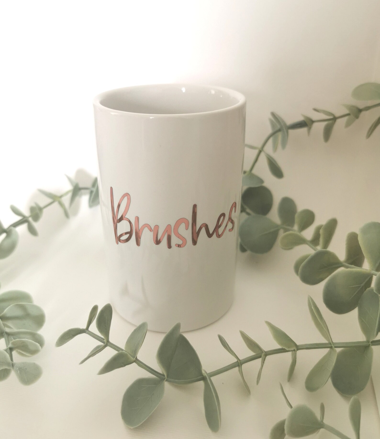 Personalised Ceramic Brush Holder / Customised Toothbrush Pot - Etsy UK