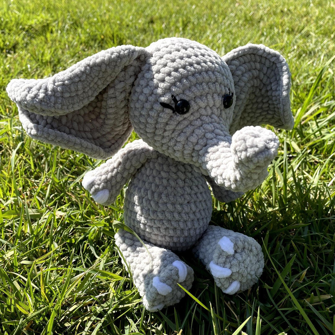 Low Sew Elephant Crochet Pattern: Adorable PDF Download for Plush Toy ...