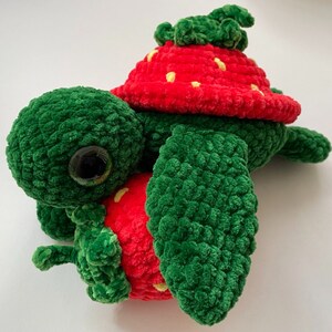 Strawberry Turtle Crochet Pattern English PDF - Etsy