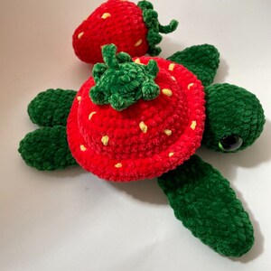 Strawberry Turtle Crochet Pattern English PDF - Etsy UK