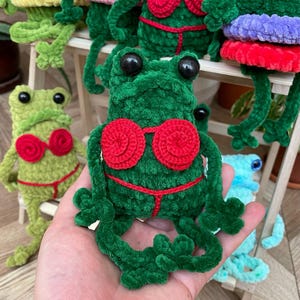 Frogs Crochet Pattern Set: Bikini Top of Happiness & Thong of Good Luck ...