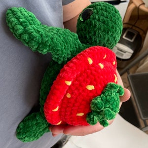 Strawberry Turtle Crochet Pattern English PDF - Etsy UK