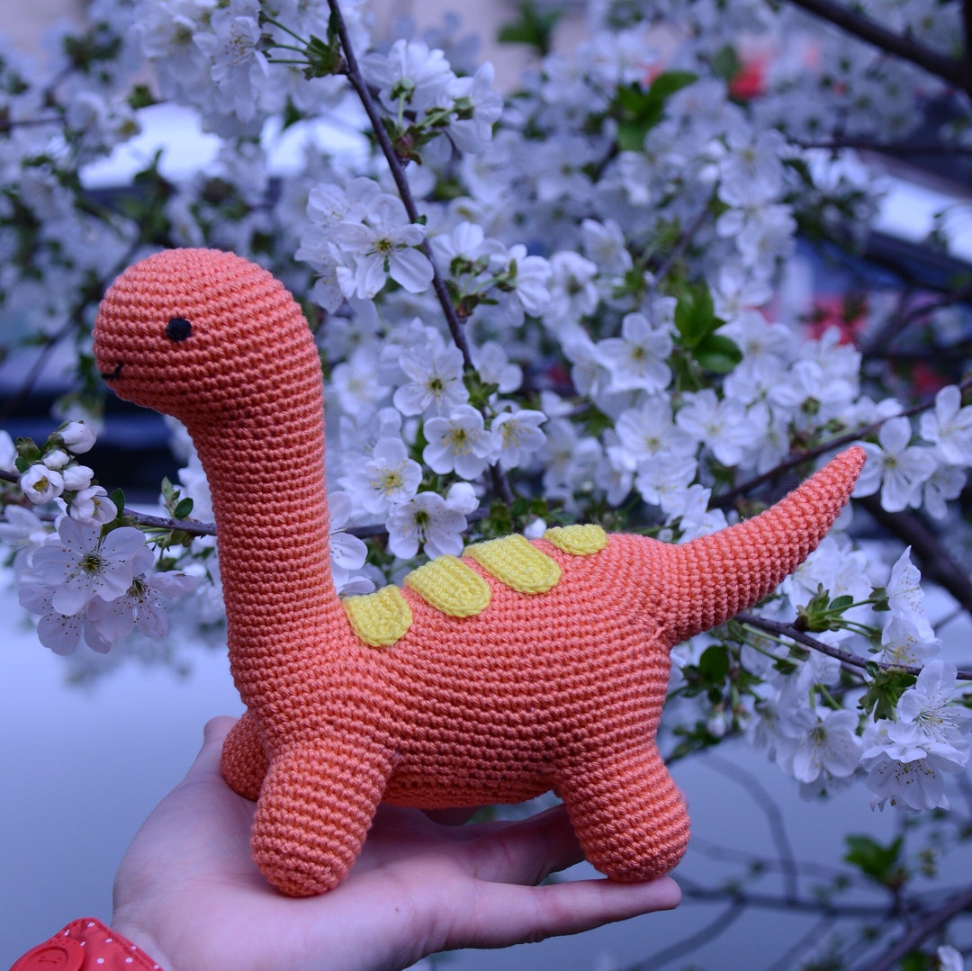Crochet Dinosaur Pattern No Sew Brontosaurus Crochet Pattern - Etsy