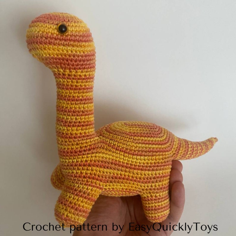Crochet Dinosaur Pattern Brontosaurus Crochet Pattern - Etsy