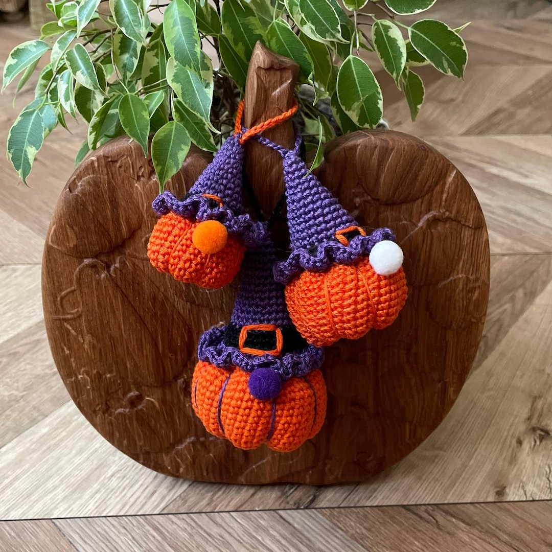 Crochet Patterns Halloween Pumpkins Witch 3 in 1 Halloween Crochet ...