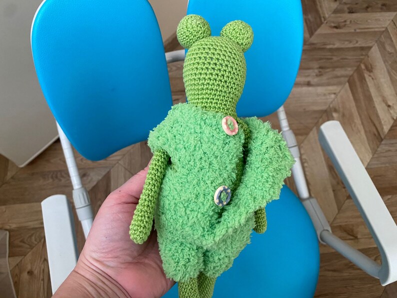 Leggy Frog in Jumpsuit Crochet Pattern Sad and Happy Frog in - Etsy