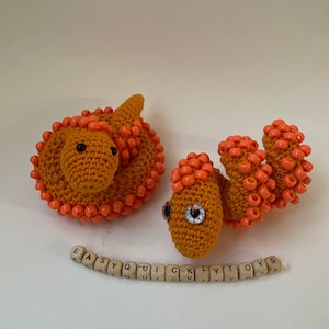 Crochet Fidget Snake Pattern: No-sew Beaded Toy PDF Pattern English ...