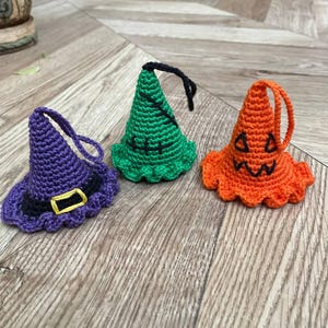 Crochet Witch Hat Keychain Pattern: Halloween Amigurumi (PDF Pattern ...