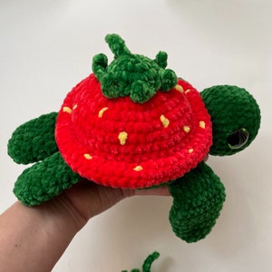 Strawberry Turtle Crochet Pattern English PDF - Etsy UK
