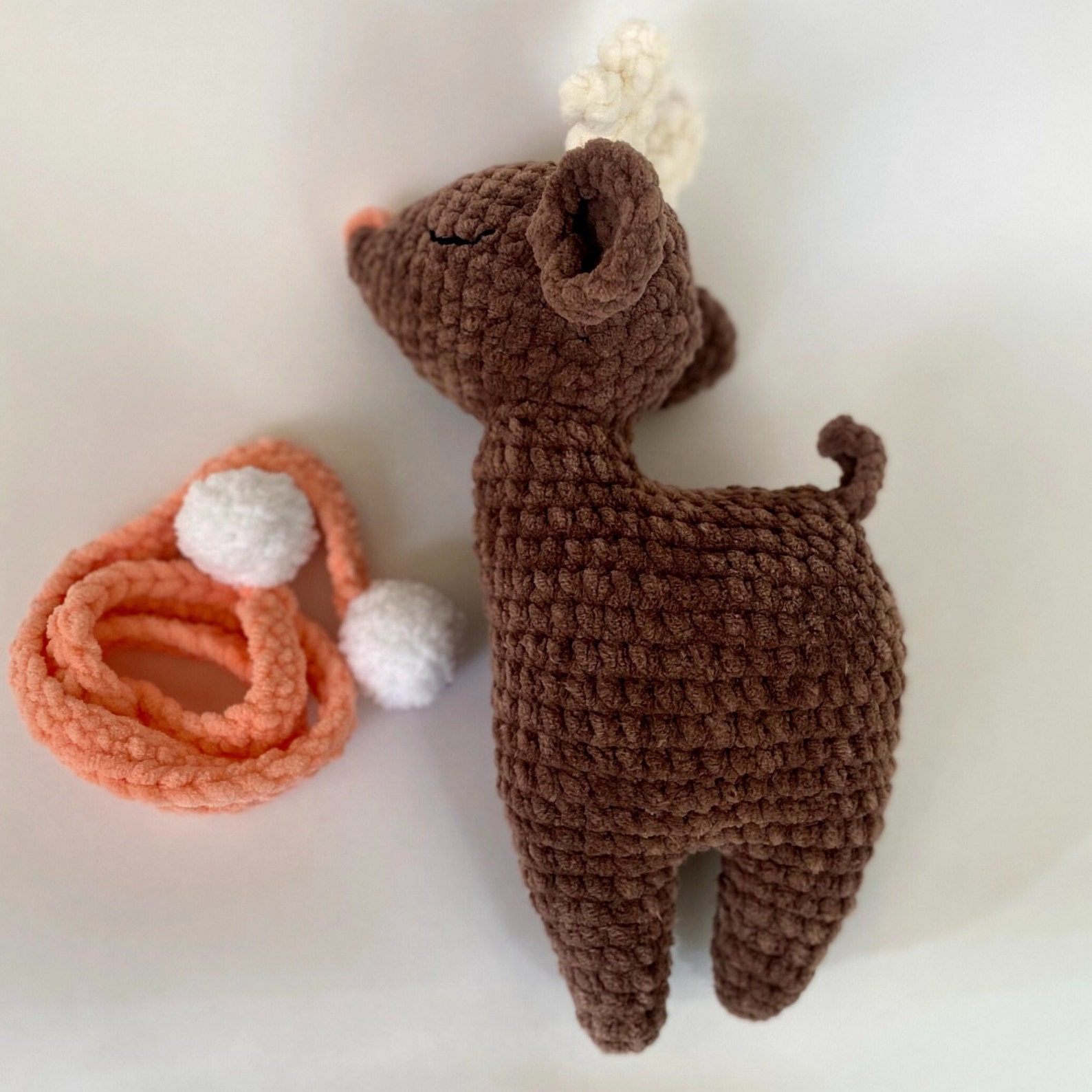 Crochet Plush Deer Pattern: Amigurumi Stuffed Animal (PDF Pattern ...